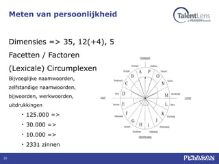 typologieën: Golden / MBTI / PPA / Enneagram / Kleurentest | PPT