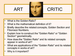 Golden Ratio Tasks Paper | PPT