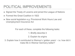 Golden years of weimar | PPTX