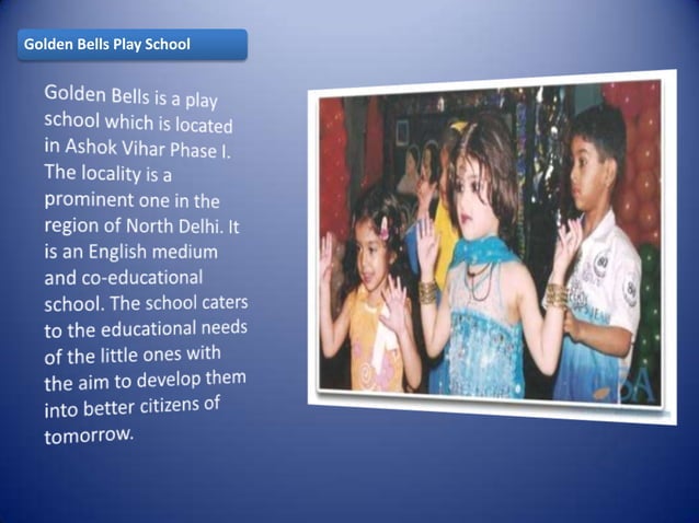 Golden bells play school | PPT