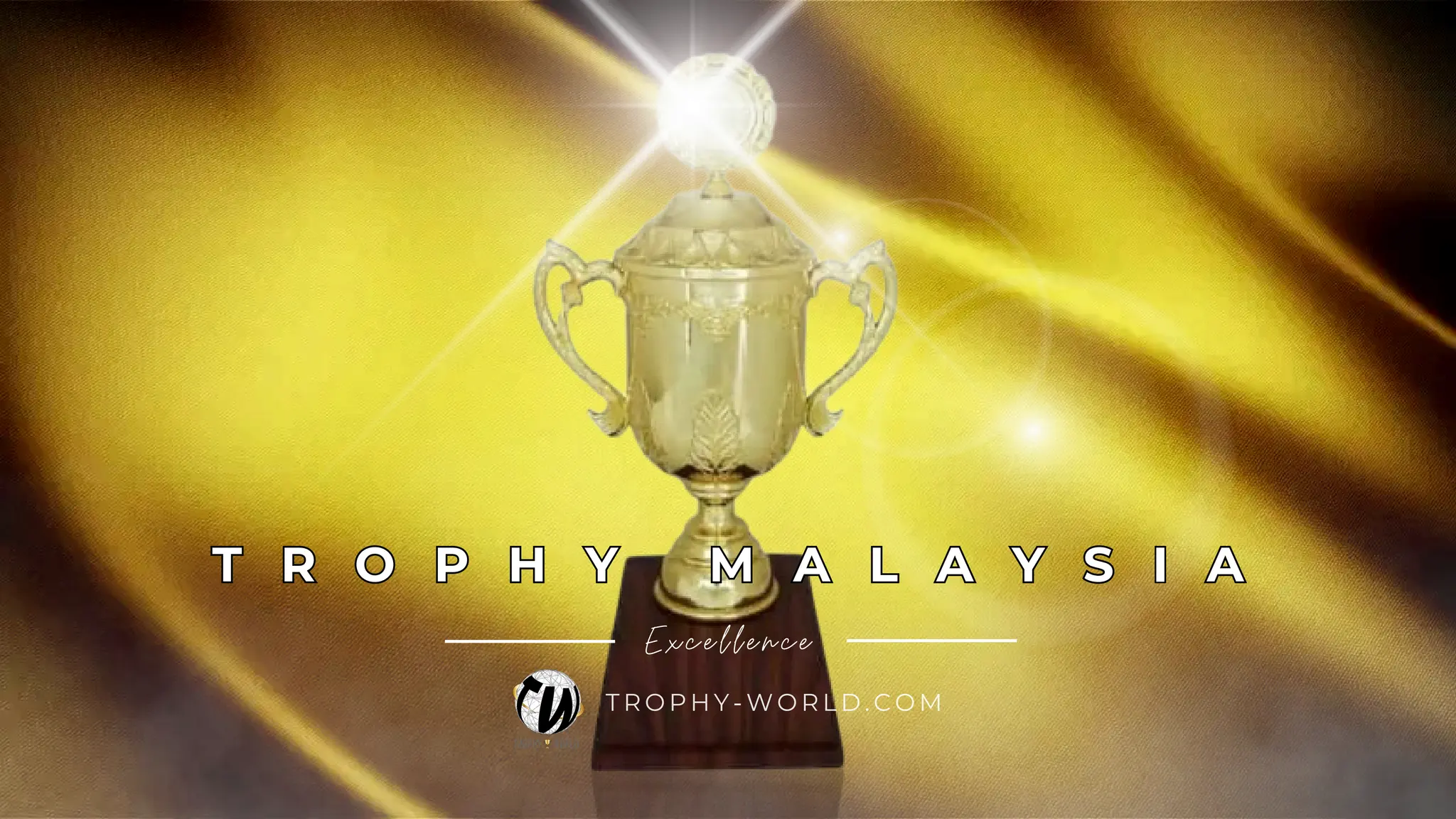 Golden Cup Trophy at Trophy-World Malaysia | Custom Trophies & Plaques ...