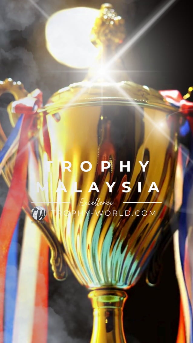 Golden Cup Trophy made by Trophy-World Malaysia | Custom Trophies ...