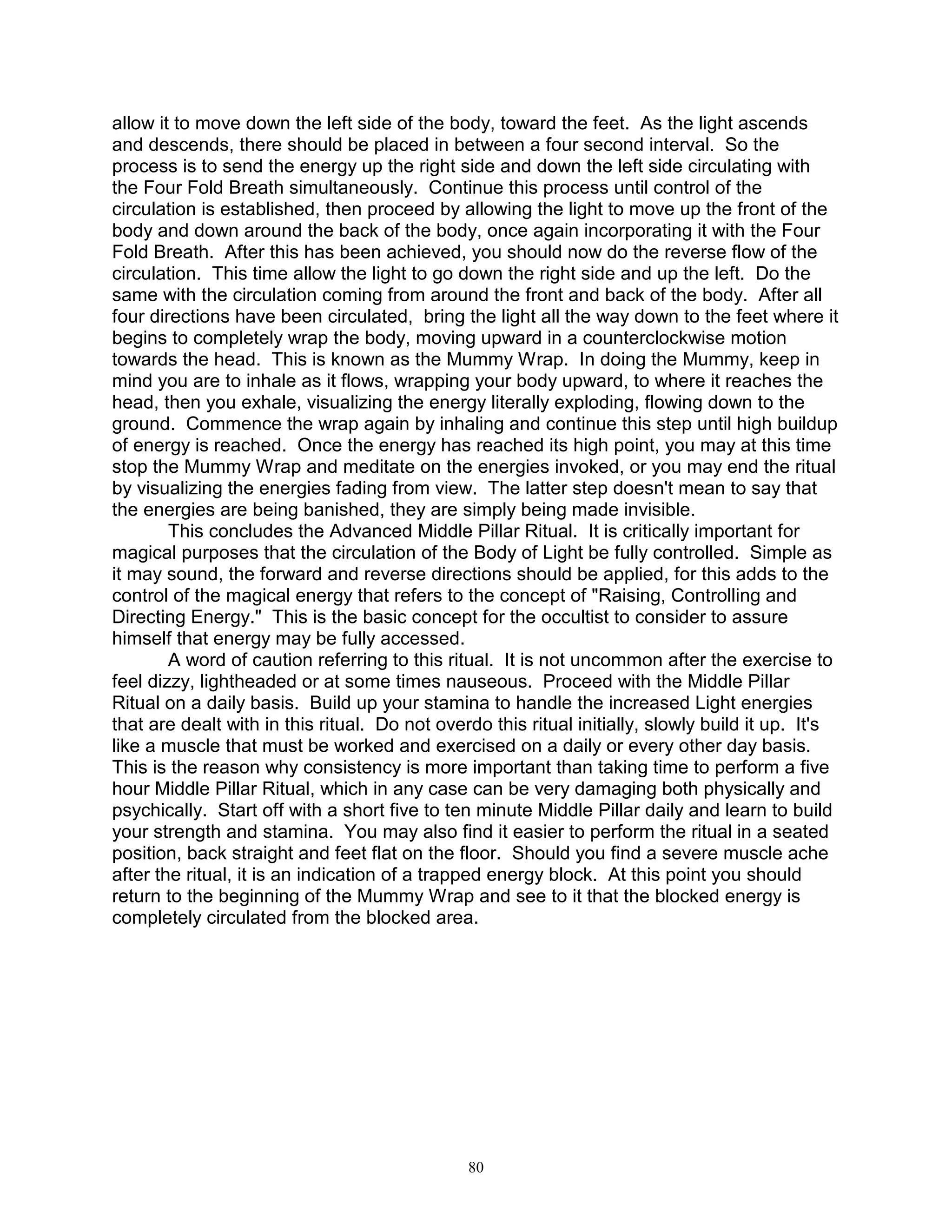 Golden dawn middle pillar | PDF