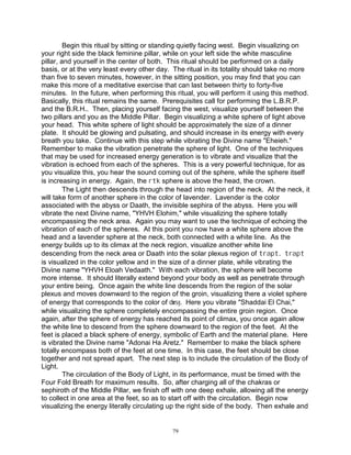 Golden dawn middle pillar | PDF | Hinduism | Religion & Spirituality