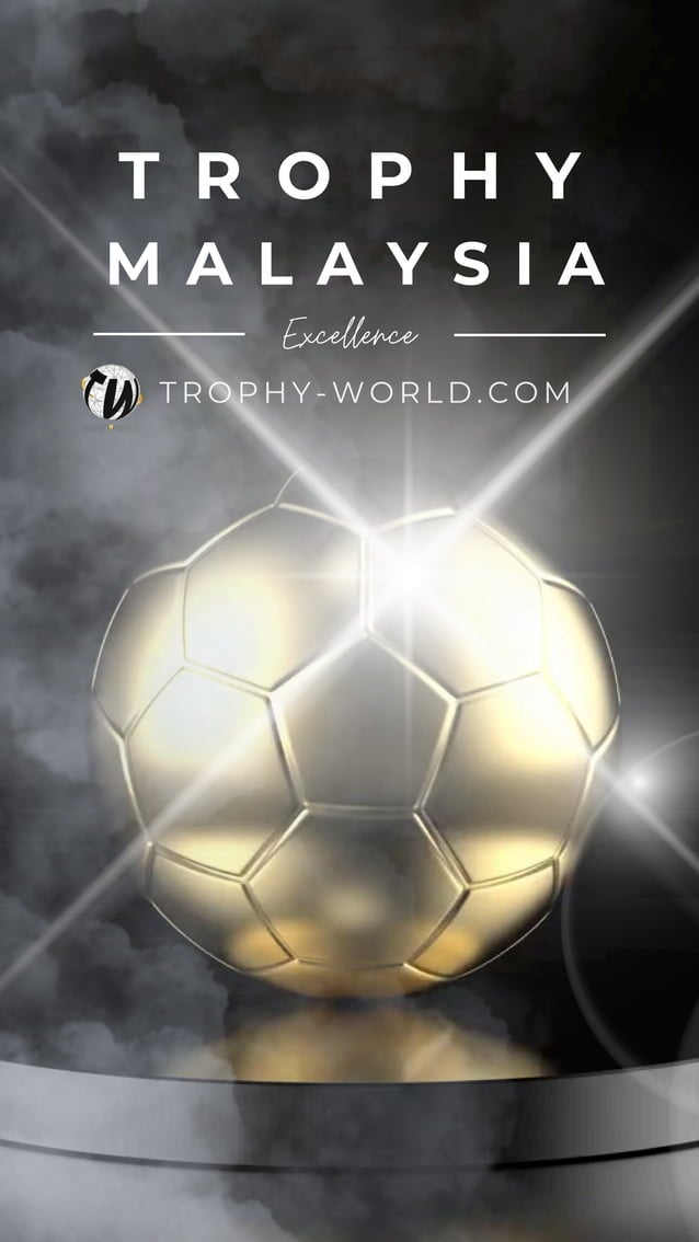 Golden Football Trophies at Trophy-World Malaysia | Custom Trophies & Plaques Supplier | PDF