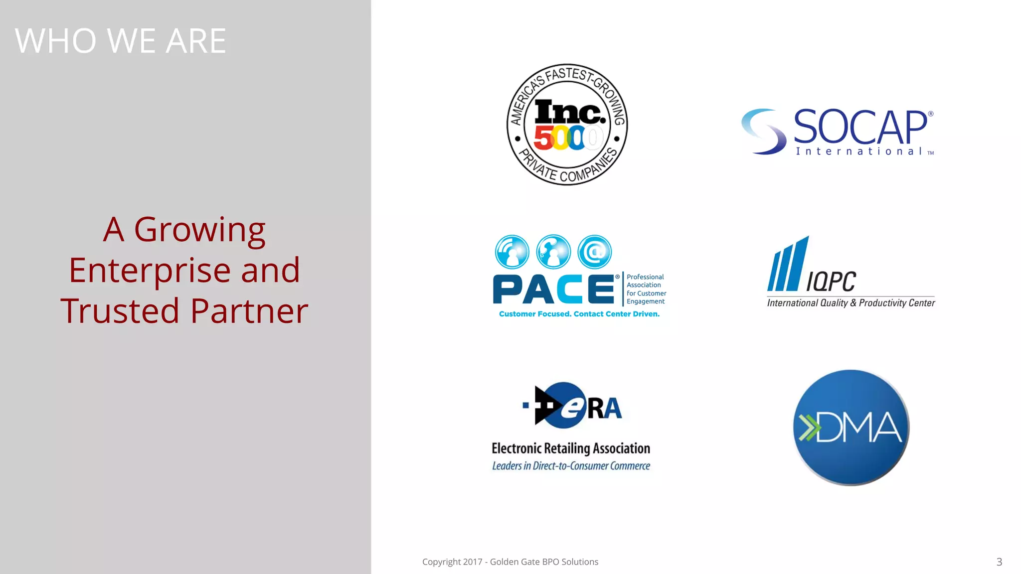 Golden Gate BPO Solutions Overview | PPT