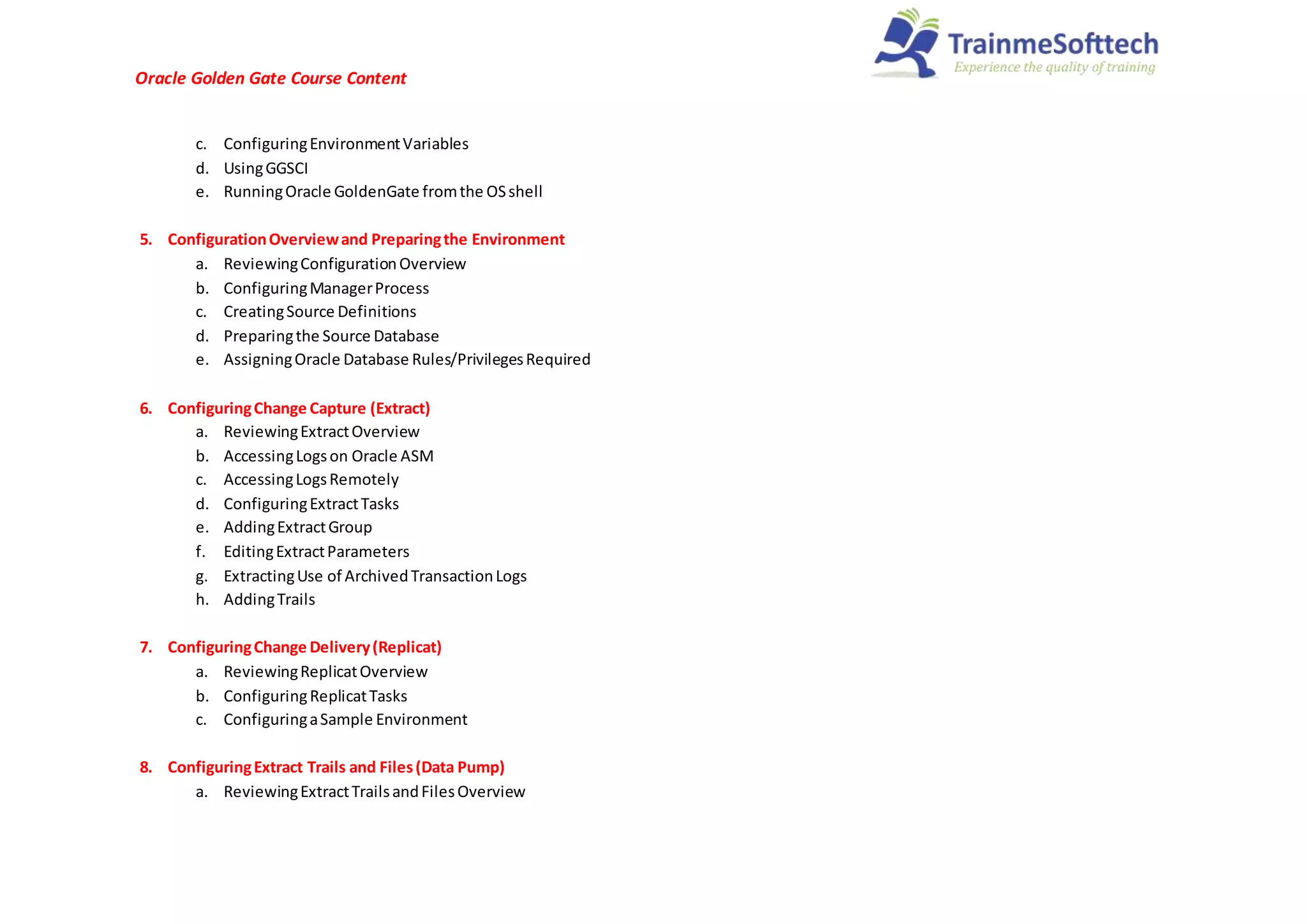 Goldengate course content - Trainmesofttech | PPT