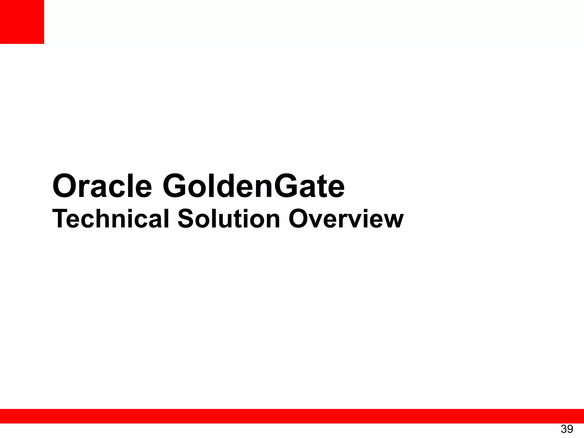 Oracle GoldenGate | PPT