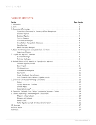 GoldenGate Whitepaper Oracle 8i 9i to 10g 11g Database Migration | PDF | Databases | Computer ...
