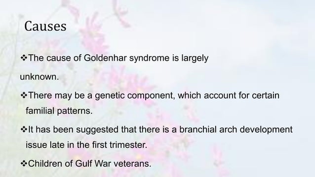 Goldenhar syndrome Ayurveda view and management | PPT