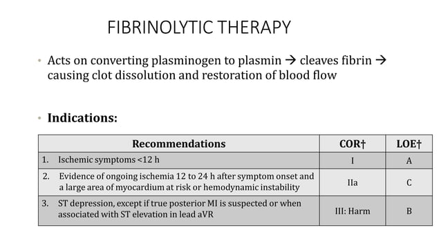 GOLDEN HOUR IN ST Elevation Myocardialinfarction | PPTX | Heart and ...