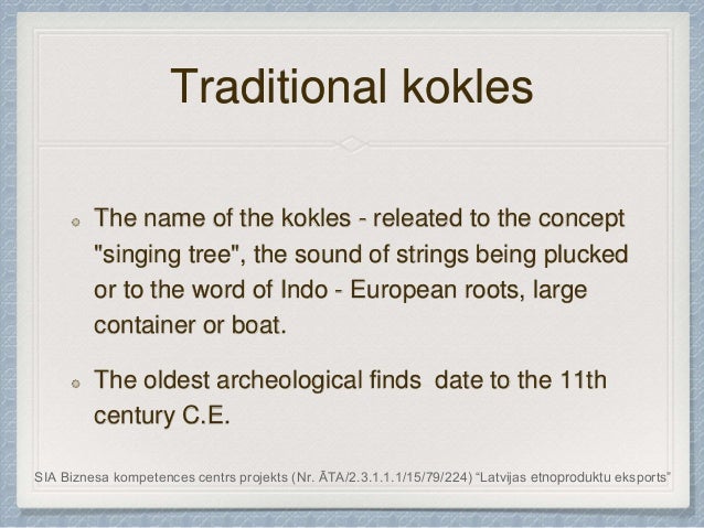 Golden kokles the new ethno product