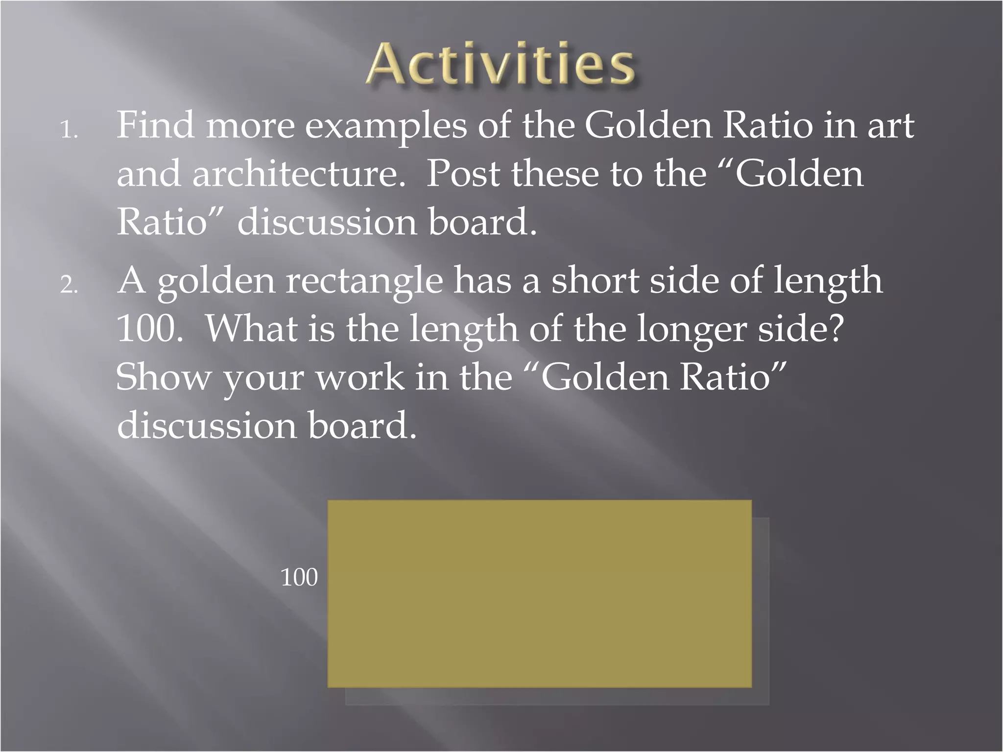Pythagoras Pentagram and the Golden Ratio | PPT