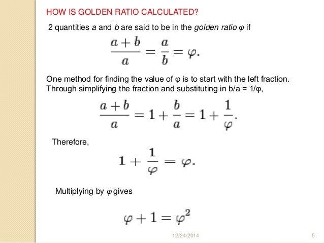 Golden ratio