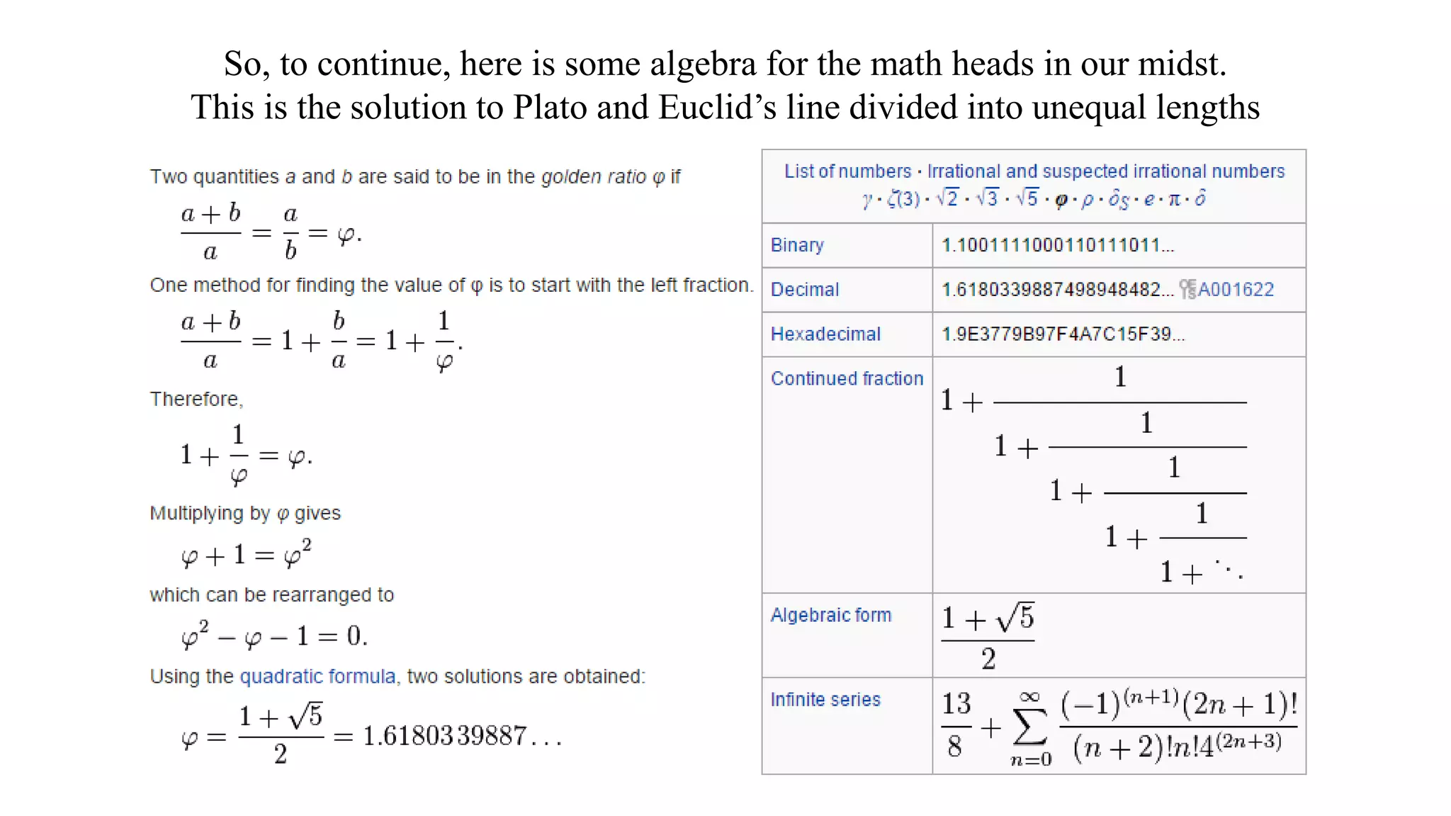 The Golden Ratio | PPTX | Physics | Science