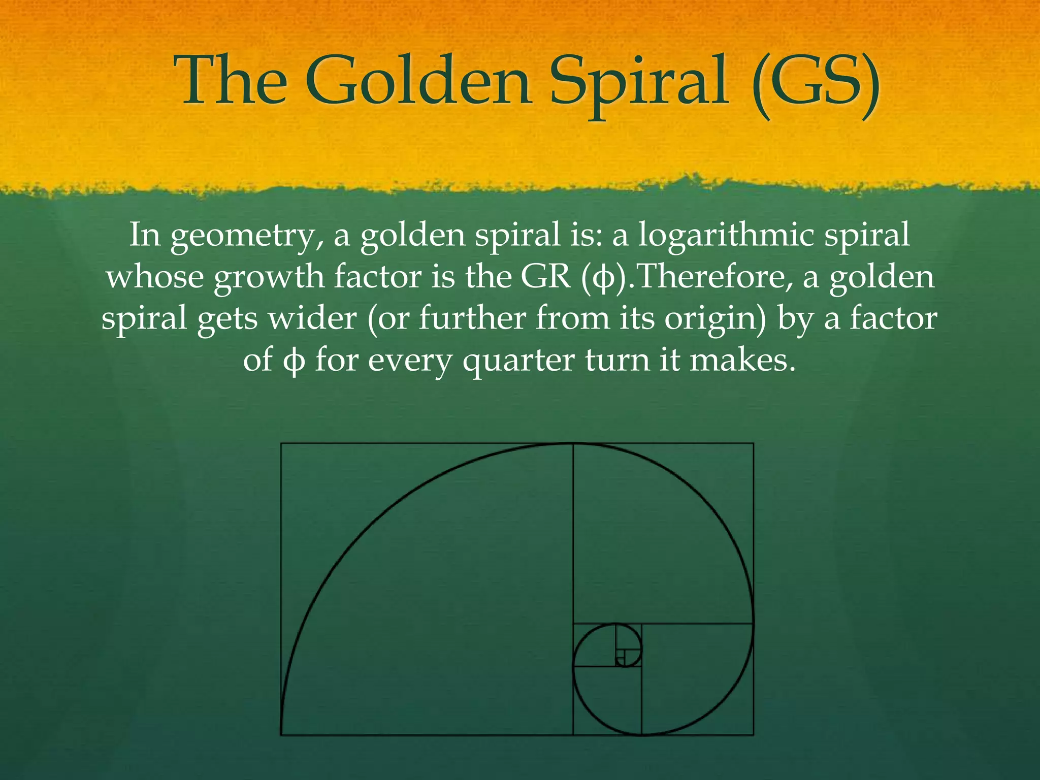 Golden ratio; Math or Miracle? #SciChallenge2017 | PPTX