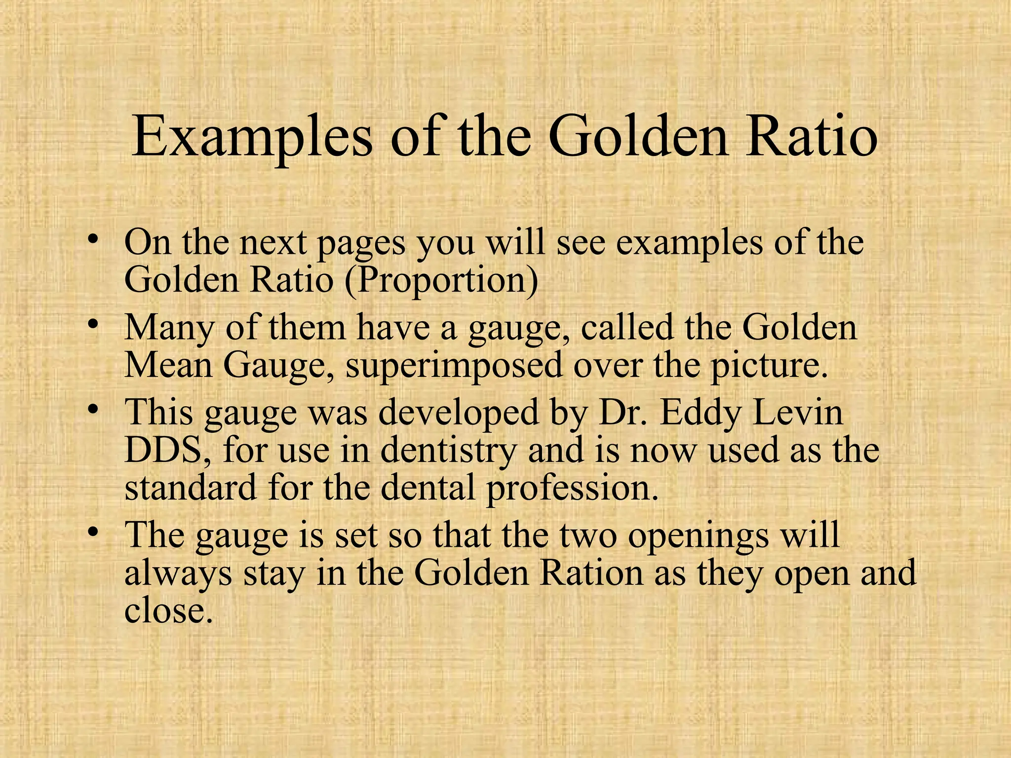 golden Ratio Rule that is related to FIBONACCI SEQUENCE.ppt