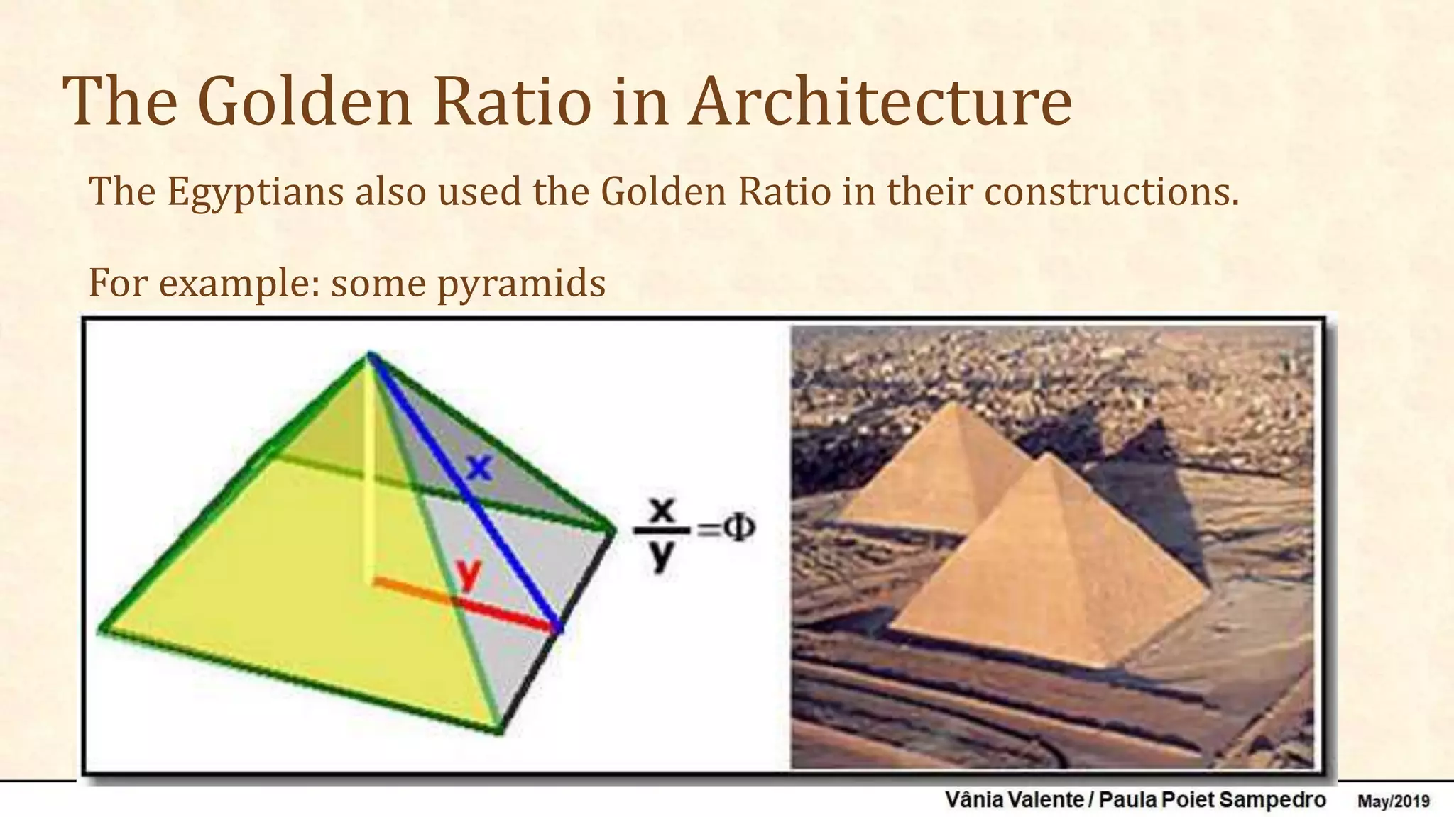 Golden Ratio: Definitions and Applications on Graphical Representations | PPTX