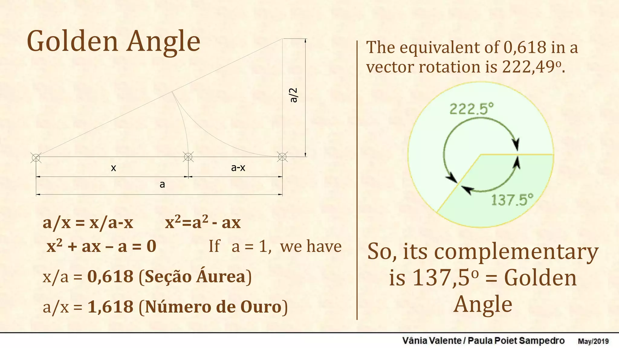 Golden Ratio: Definitions and Applications on Graphical Representations | PPTX