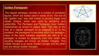 Golden ratio and da vinci code. | PPTX