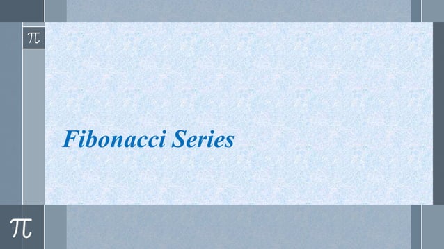 Golden ratio and Fibonacci series | PPTX | Physics | Science