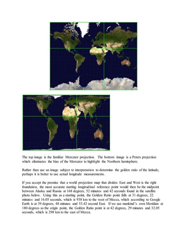 Golden ratio point of the earth | DOCX