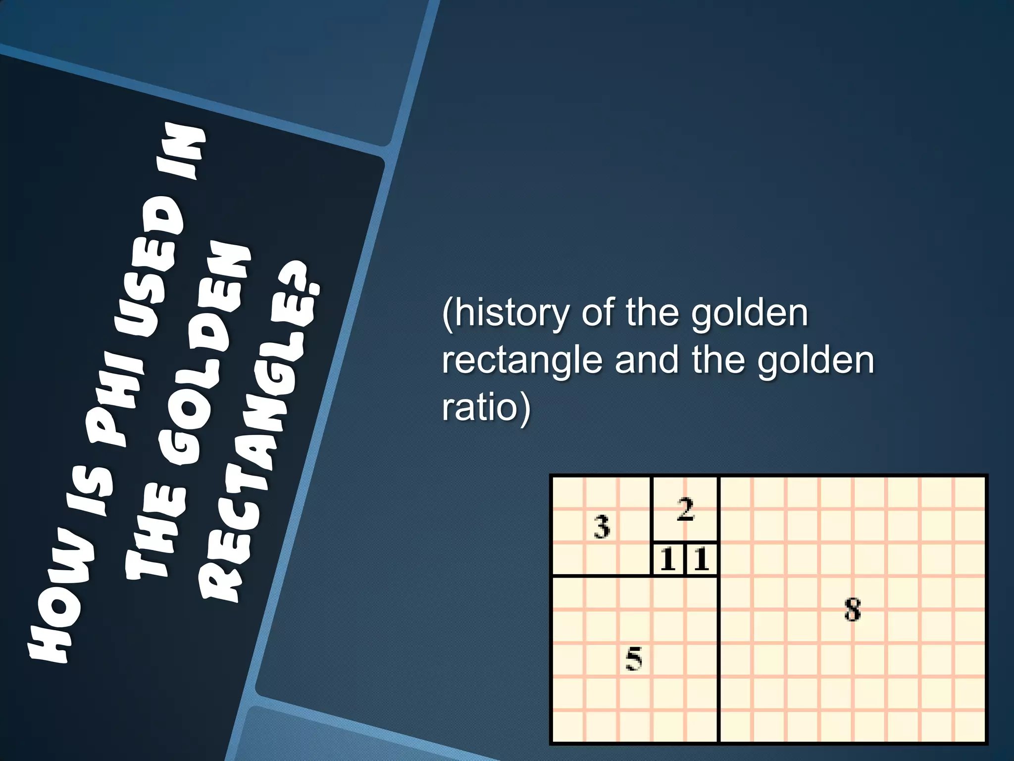 Golden rectangle | PPTX