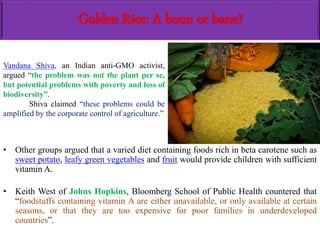 Golden rice | PPTX