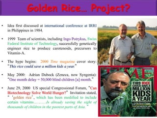 Golden rice | PPTX