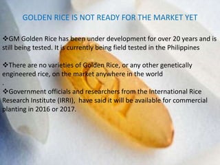 Golden rice | PPTX