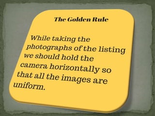 Golden rule for photography | PPTX