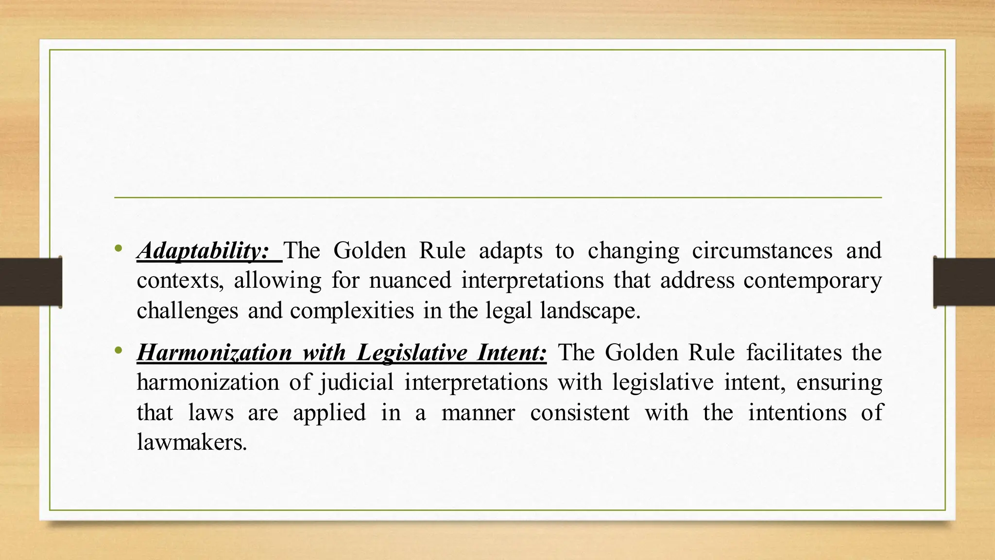 Golden Rule of Interpretation by Puja Dwivedi | PDF