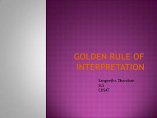Golden rule ppt | PPT