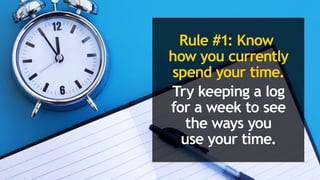 The 10 “Golden Rules” of Time Management | PPT