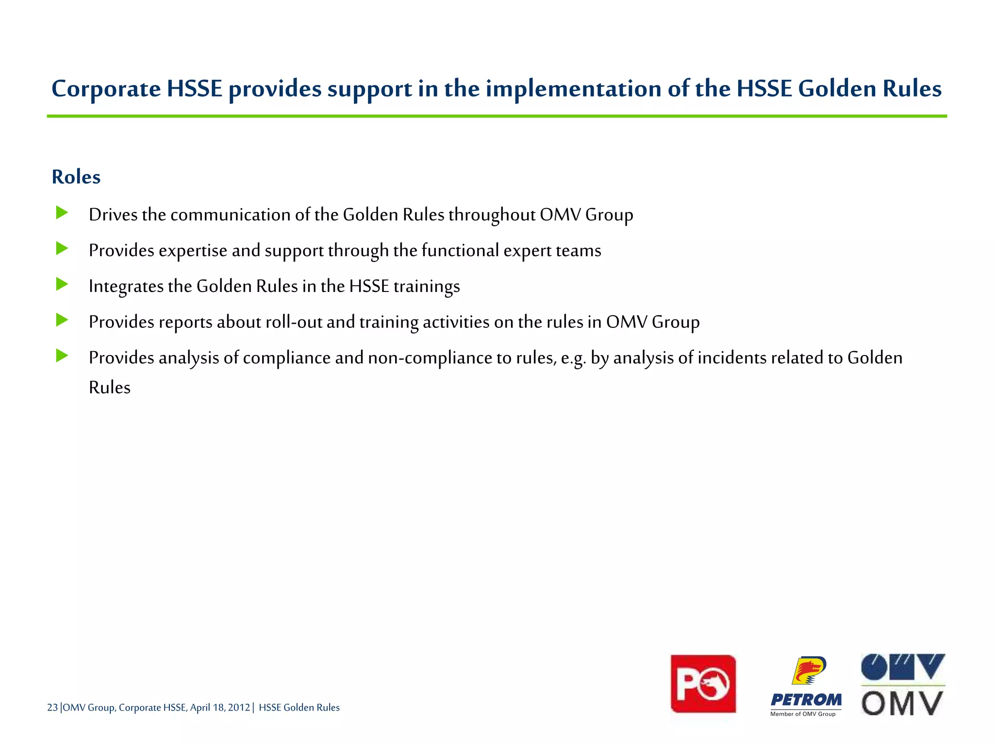 Golden rules dsb | PPT