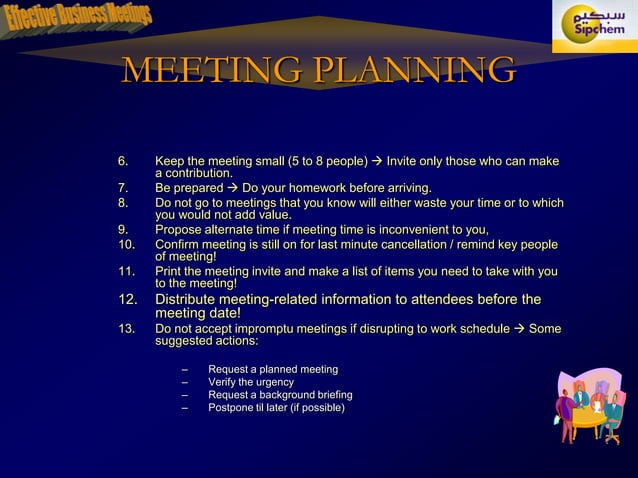 Golden Rules For Effective Business Meetings | PPSX | Resume Writing and Advice | Job Search