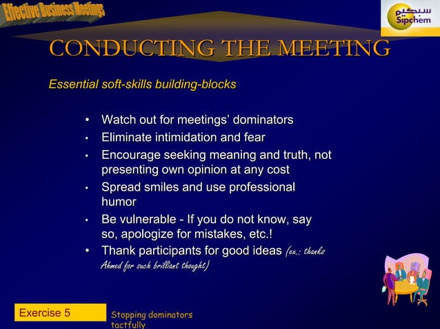 Golden Rules For Effective Business Meetings | PPSX | Resume Writing and Advice | Job Search