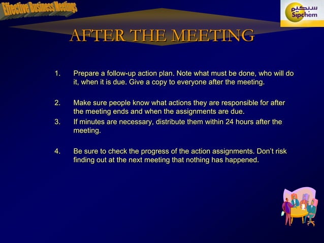 Golden Rules For Effective Business Meetings | PPSX | Resume Writing and Advice | Job Search