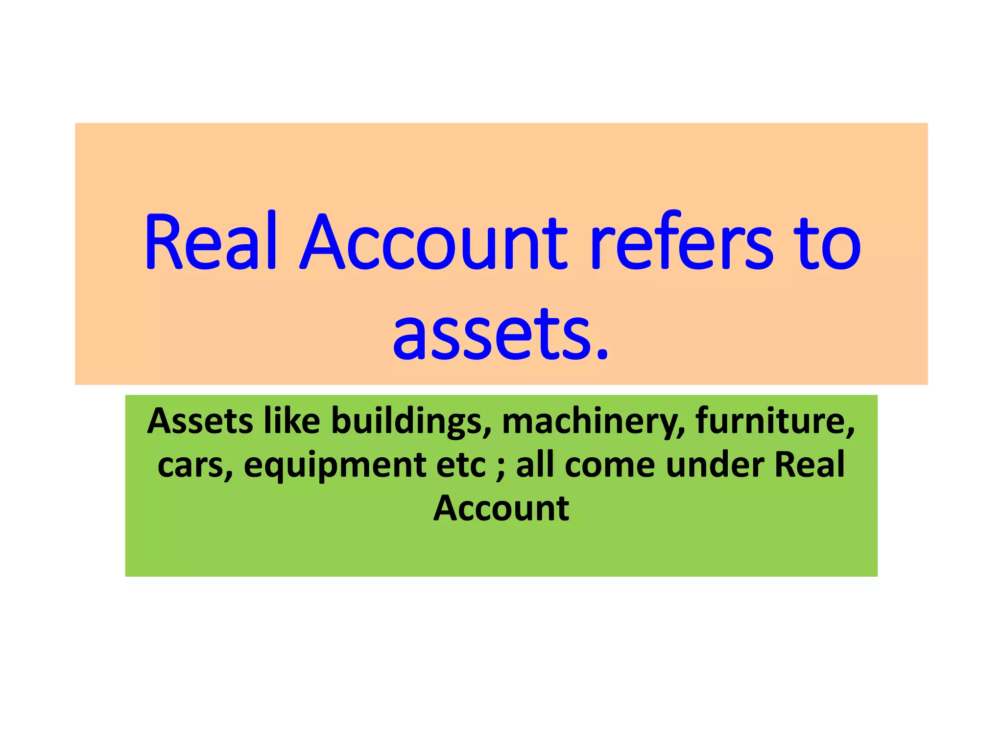 Golden rules of accounting | PPTX