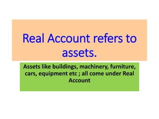 Golden rules of accounting | PPTX