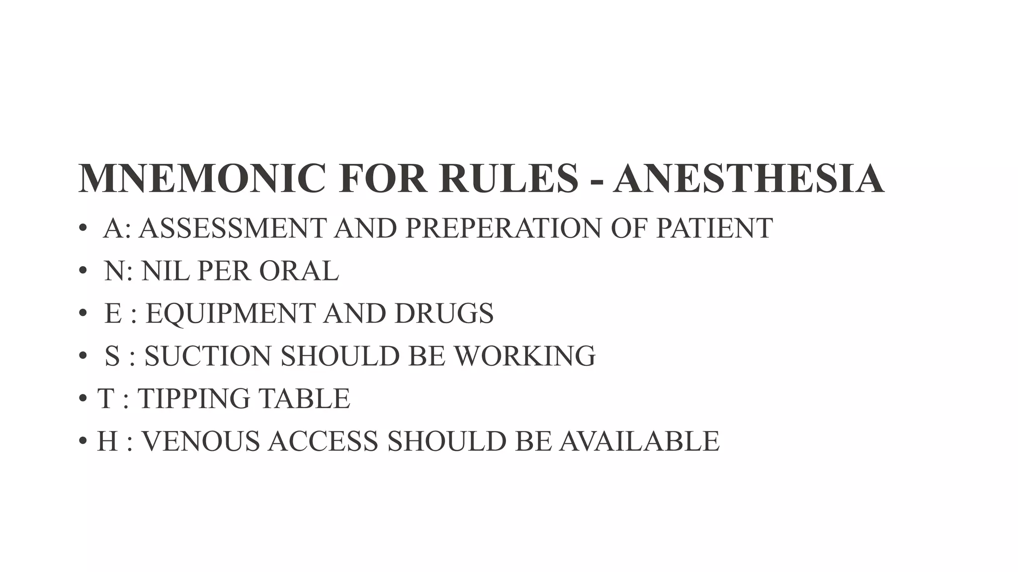 GOLDEN RULES OF ANESTHESIA.pptx