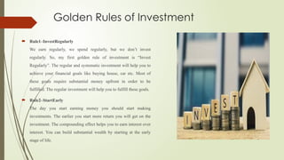 Golden Rules of Investment.pptx-Basic principles | PPTX