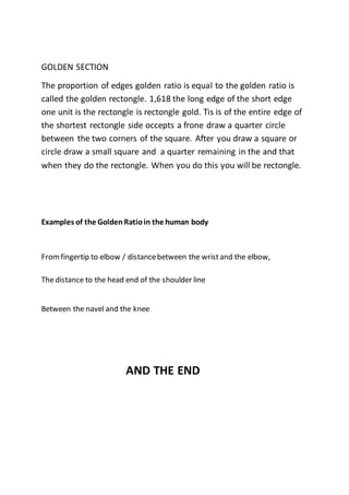 Golden section | DOCX
