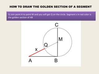 Golden section of a segment | PPT