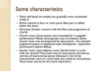 The Golden Sound of the European Renaissance Polyphony | PPTX ...