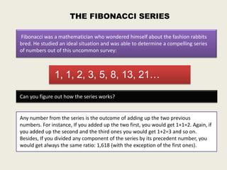 Golden spiral fibonacci | PPTX