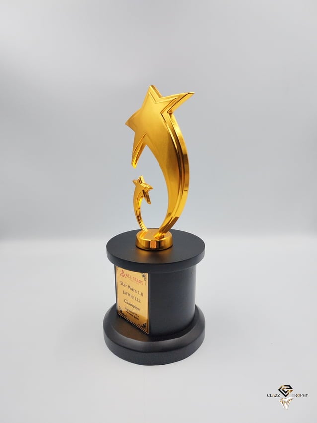 Golden Star Trophies at Clazz Trophy Malaysia | #1 Reliable Trophy ...