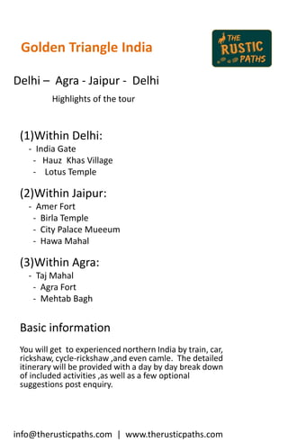 Golden triangle india | PDF