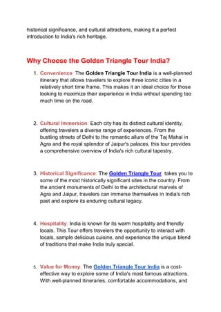 Golden Triangle Tour India_ Explore the Beauty of Delhi, Agra, and ...