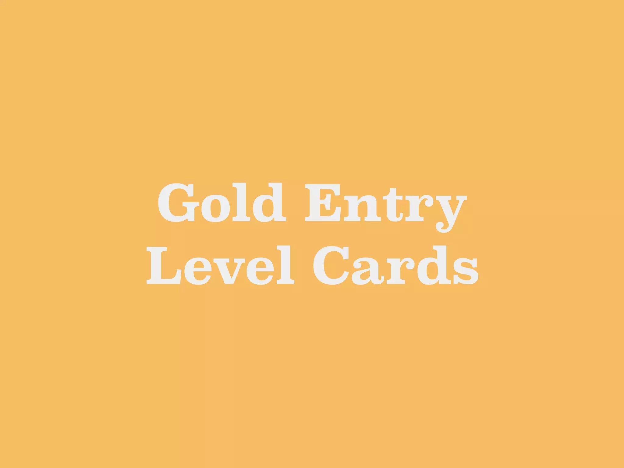 IRLA Gold Entry level flashcards | PDF